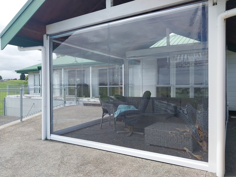 Roll Up Outdoor Blinds Waikato - PVC Blinds & Screens Hamilton