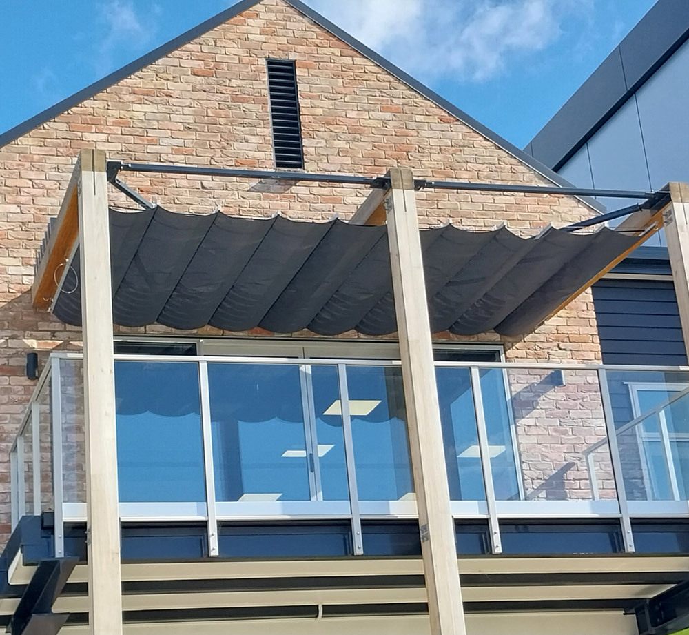 Shade Sail Hamilton - Retractable Wave Shade Waikato