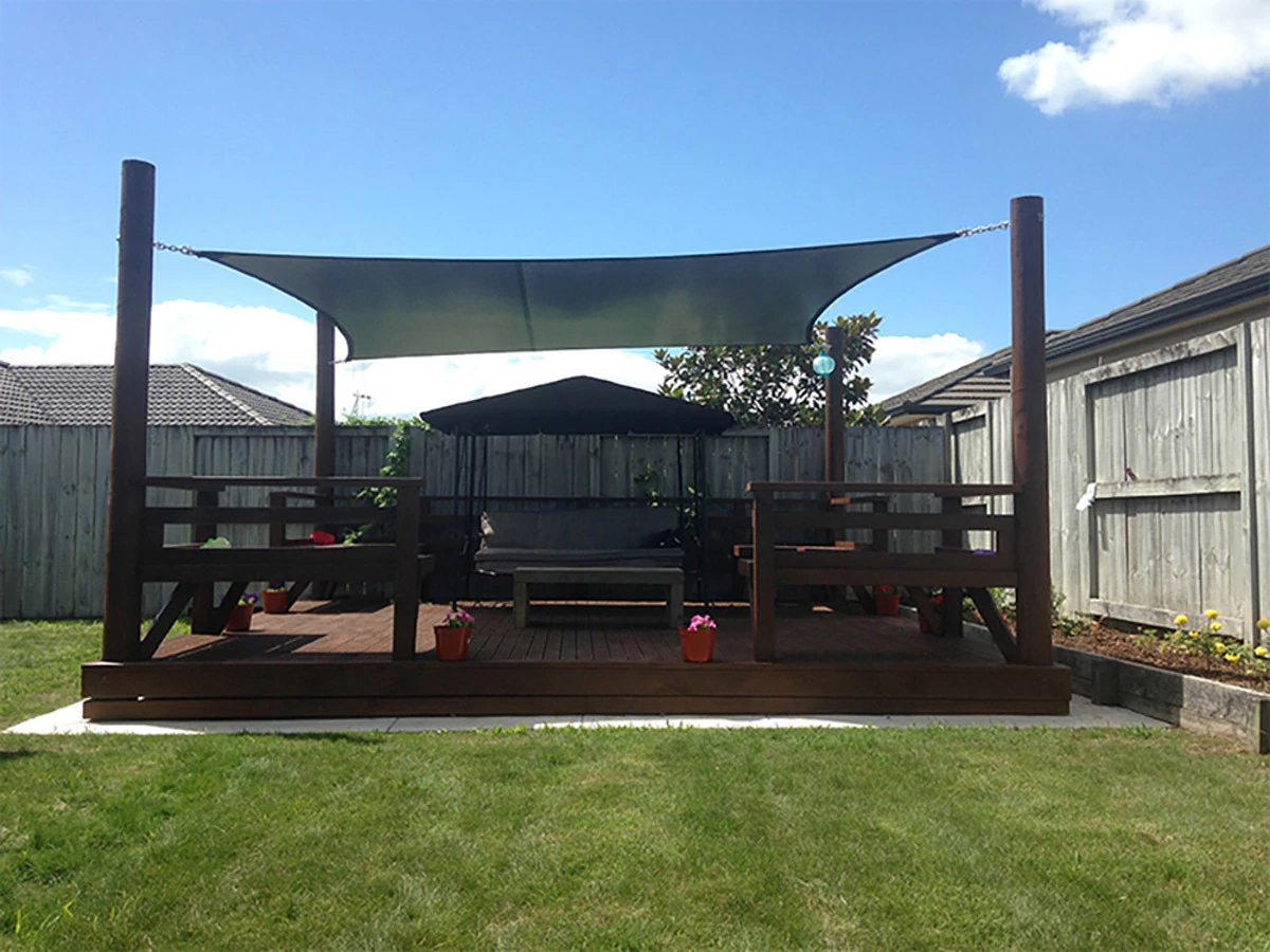 Shade Sail Hamilton - Retractable Wave Shade Waikato